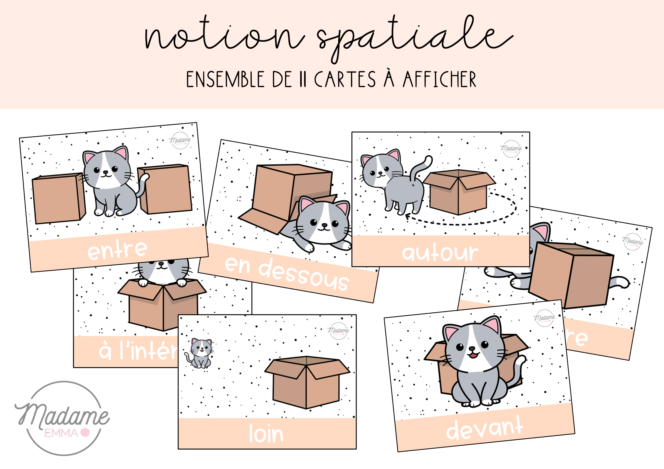 Affichage - Notion spatiale – Madame Emma